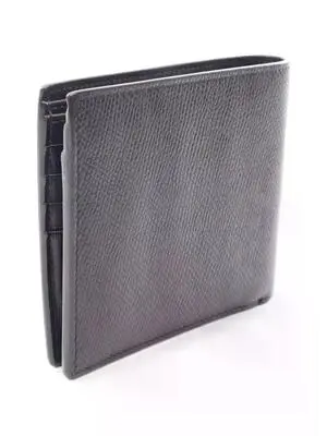 Celine 2010s Bi-fold Leather Wallet - Black