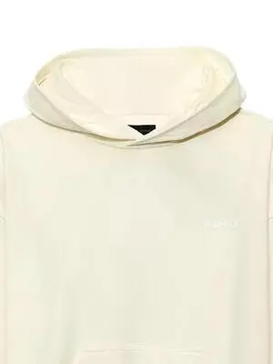 PURPLE BRAND Logo-print Hoodie - White