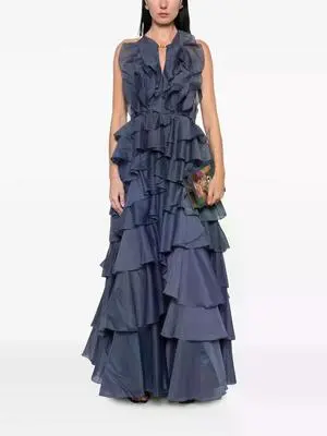 Aje Cleo Ruffled Gown