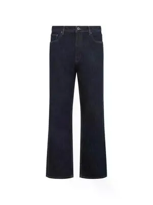 Off-White Arrows-embroidered Jeans - Blue
