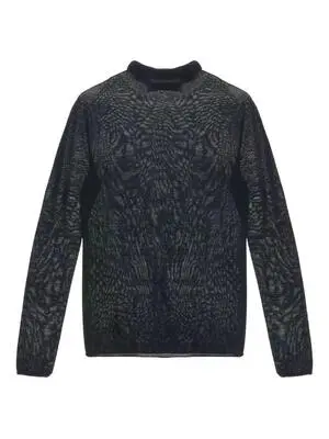 Carven Sheer Turtleneck Sweater