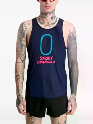 SAYSKY Statement Flow Singlet - Blue