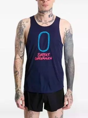 SAYSKY Statement Flow Singlet - Blue