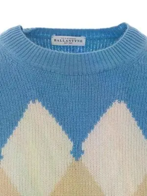 BALLANTYNE Argyle-intarsia Sweater