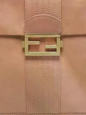 Fendi Maxi Baguette Flap Shoulder Bag