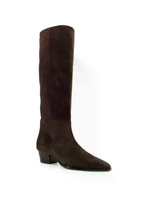 AeydĒ Suede Pointed-toe Boots