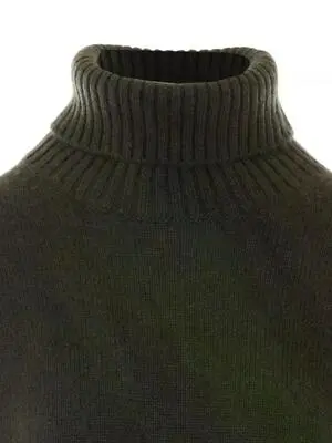 BALLANTYNE Argyle Roll-neck Sweater