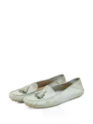 Loro Piana Dot Sole Walk Tassel Loafers