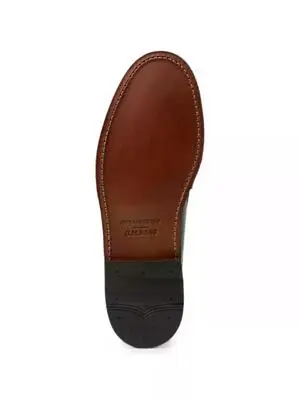 Karl Lagerfeld X G.h. Bass Embossed Leather Loafers