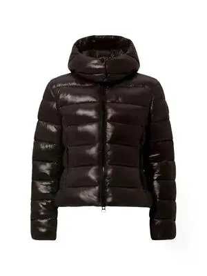 SAVE THE DUCK Jacket Mod Quilted Hooded Jacket - Brown