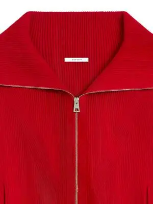 Givenchy Zip-up Ribbed-knit Cardigan