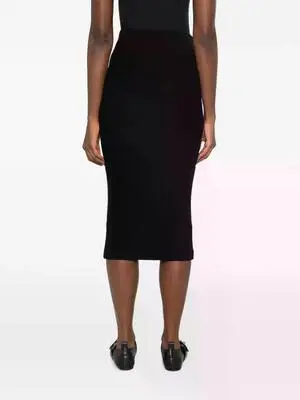 THOM KROM Ribbed-knit Pencil Skirt