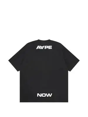AAPE BY *A BATHING APE Moonface Logo-print T-shirt