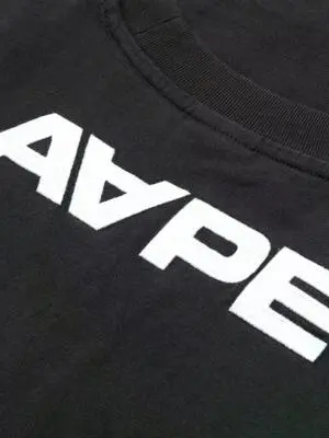 AAPE BY *A BATHING APE Moonface Logo-print T-shirt