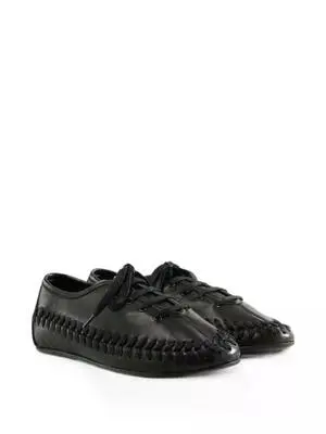 Hereu Whipstitch-trim Leather Sneakers