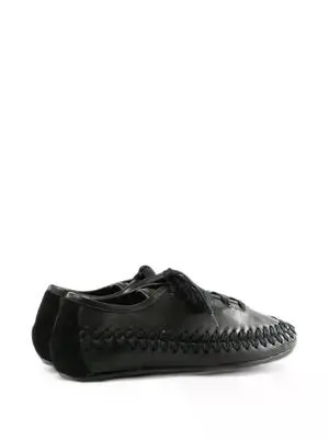 Hereu Whipstitch-trim Leather Sneakers