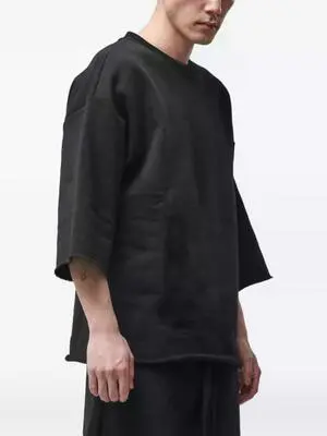 THOM KROM Raw-edge Drop-shoulder T-shirt
