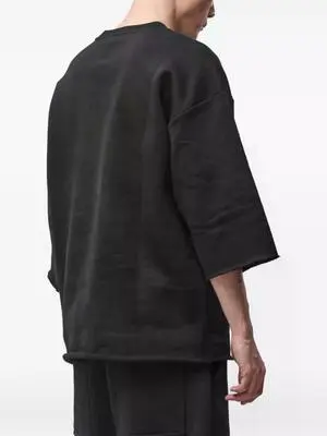 THOM KROM Raw-edge Drop-shoulder T-shirt