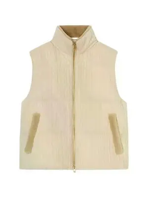 Agnona Cable-knit Padded Vest