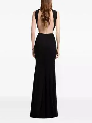 Elie Saab Halter-neck Draped Maxi Dress