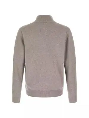 Brioni Button-up High-neck Cardigan - Neutrals