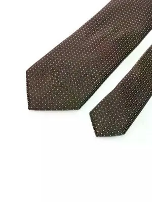 Corneliani Geometric-pattern Silk Tie