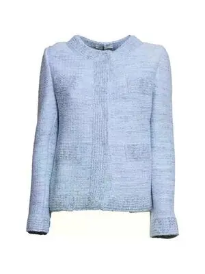 CHARLOTT Sequin-embellished Bouclé Jacket - Blue