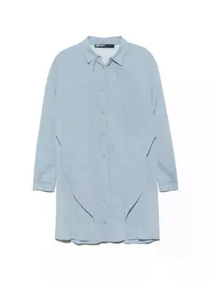 Bimba Y Lola Light Pleated Shirt - Blue