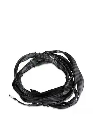 SALON C. LUNDMAN Glass Bead Necklace - Black