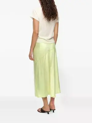 Bimba Y Lola Lime Lace A-line Skirt