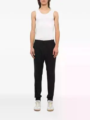 JUUN.J Elasticated-cuff Trousers - Black
