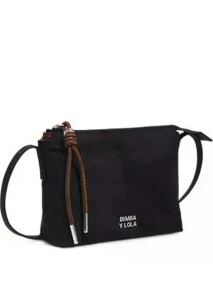 Bimba Y Lola Mini Nylon Crossbody Bag - Black