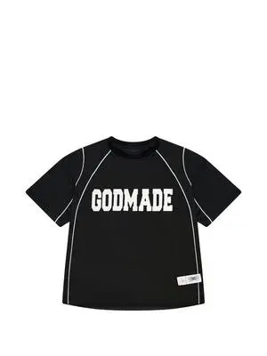GODMADE Jersey Piped Logo-print T-shirt