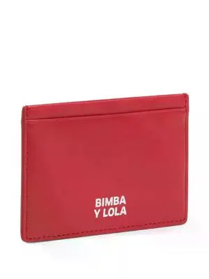 Bimba Y Lola Leather Card Holder - Red