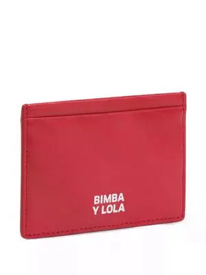 Bimba Y Lola Leather Card Holder - Red