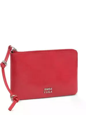 Bimba Y Lola Large Leather Purse - Red