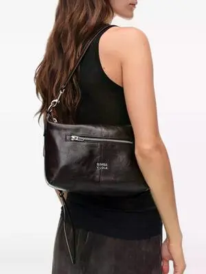 Bimba Y Lola Medium Dark Leather Madrid Bag