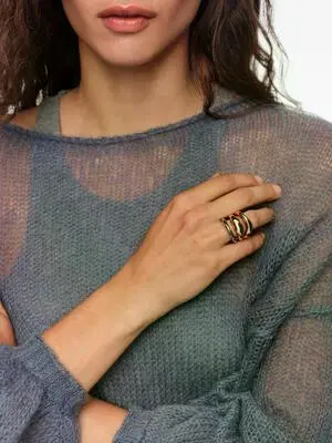 Bimba Y Lola Multi- Irregular Three-band Ring