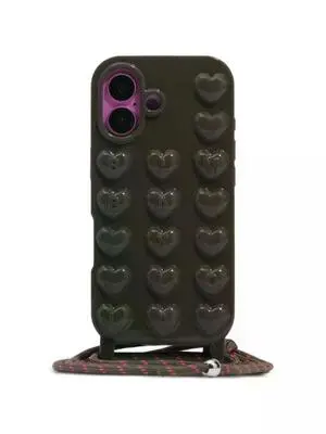 Bimba Y Lola Dark Shiny Silicone Case For Iphone 17 - Green