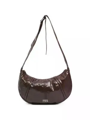 Bimba Y Lola Medium Moon Chocolate Glitter Bag