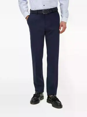 BENETTON Pressed-crease Tailored Trousers - Blue