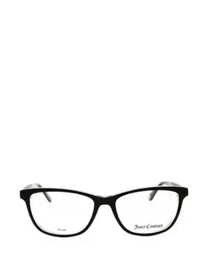 Juicy Couture Rectangle Frame Eyeglasses - Black