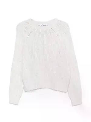 EMERSON RENALDI Open-knit Raglan-sleeve Sweater