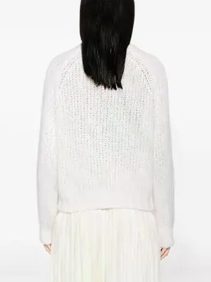 EMERSON RENALDI Open-knit Raglan-sleeve Sweater