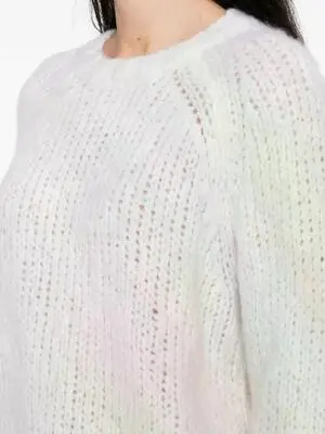 EMERSON RENALDI Open-knit Raglan-sleeve Sweater