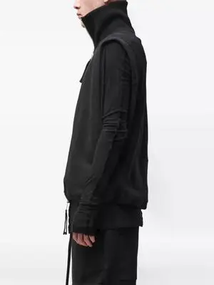THOM KROM High-neck Sleeveless Hoodie