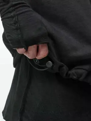 THOM KROM High-neck Sleeveless Hoodie