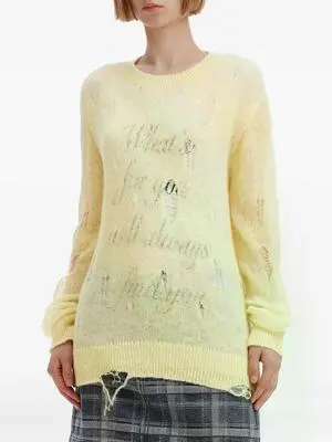 B+AB Distressed Sweater