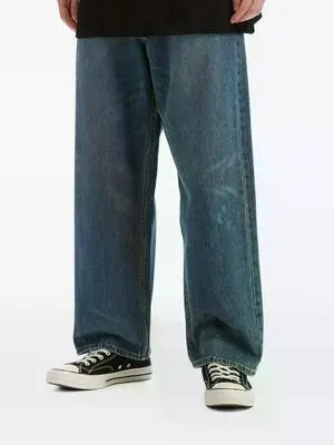 FINGERCROXX Faded-effect Loose-fit Jeans