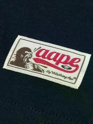 AAPE BY *A BATHING APE Logo-patch Panelled T-shirt